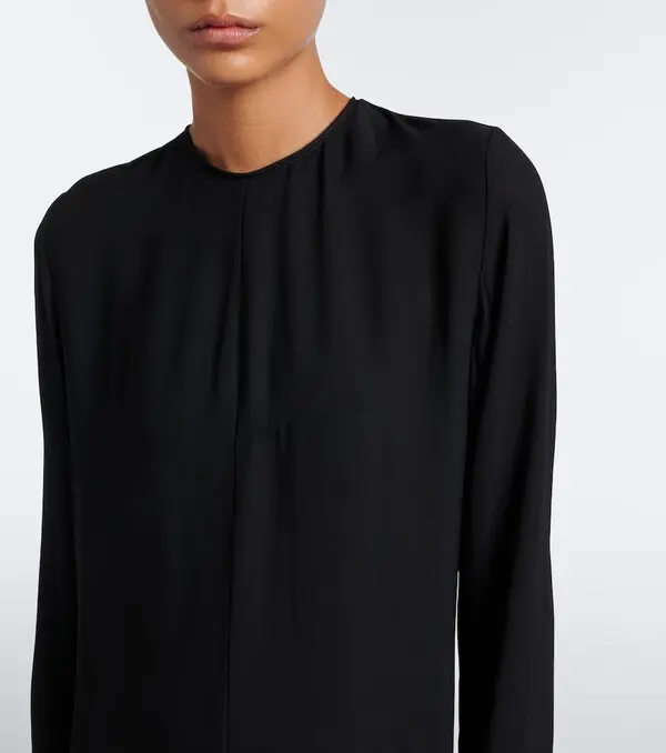 Plan C Feather-trimmed Gown