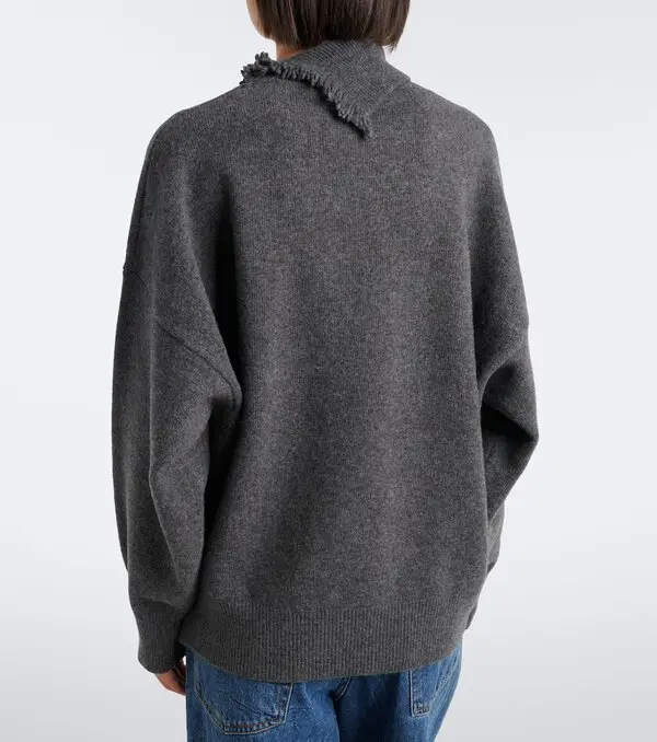 RÓHE Distressed Wool-blend Sweater