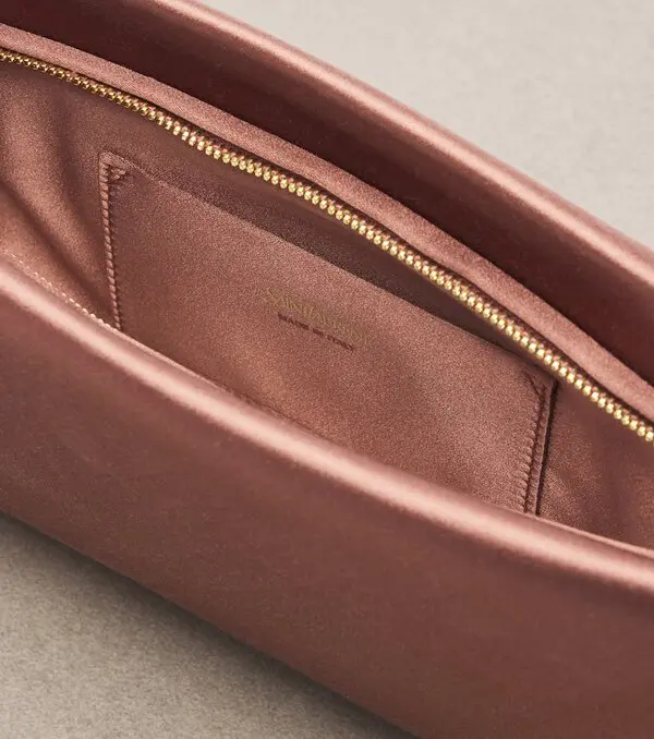 Saint Laurent Evening Satin Clutch