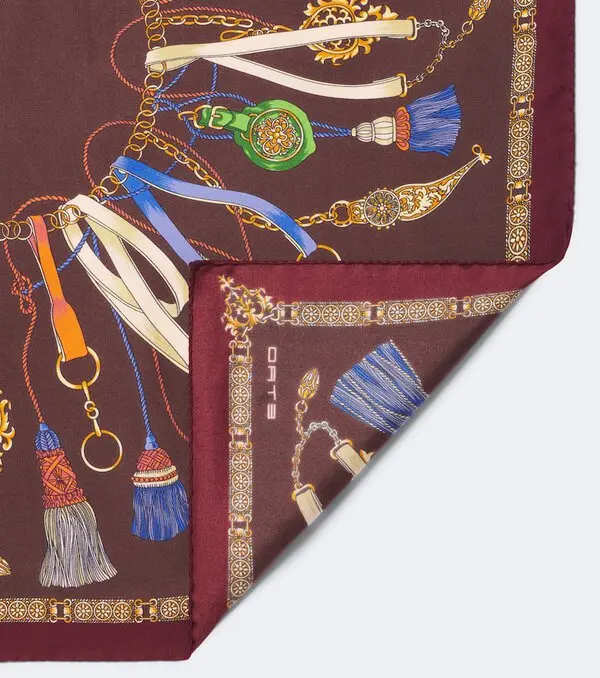 Etro Printed Silk Scarf