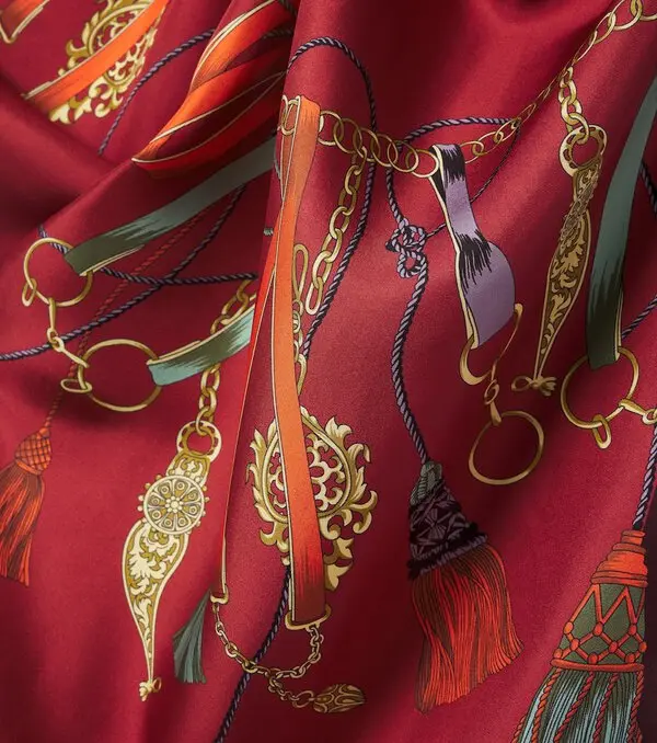 Etro Printed Silk Scarf