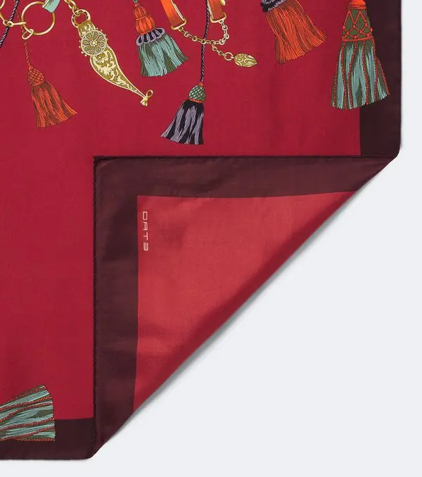 Etro Printed Silk Scarf