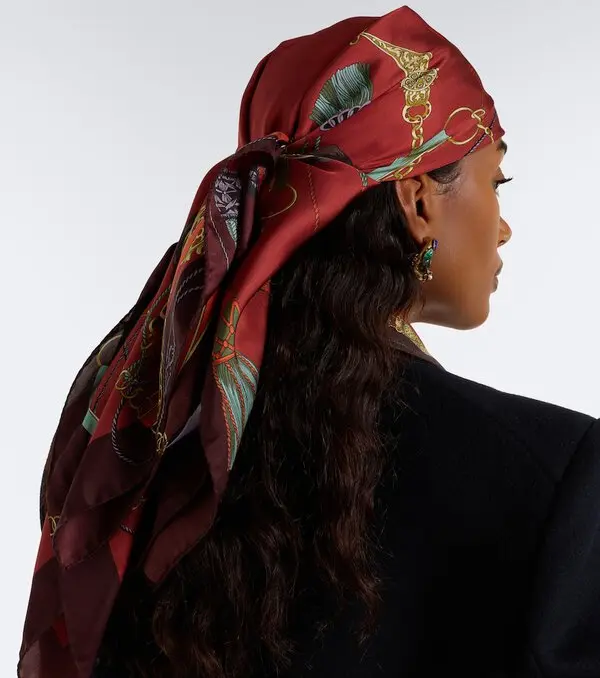 Etro Printed Silk Scarf