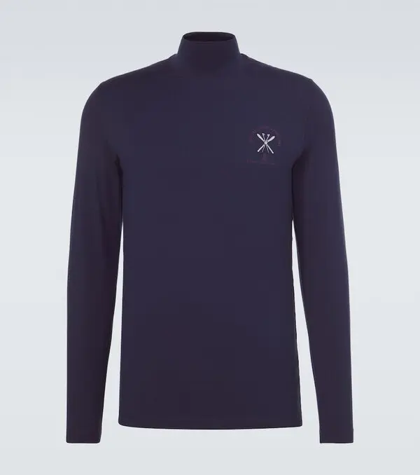 Brunello Cucinelli Silk Ski Sweatshirt - Blue