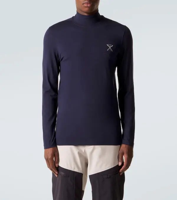 Brunello Cucinelli Silk Ski Sweatshirt - Blue
