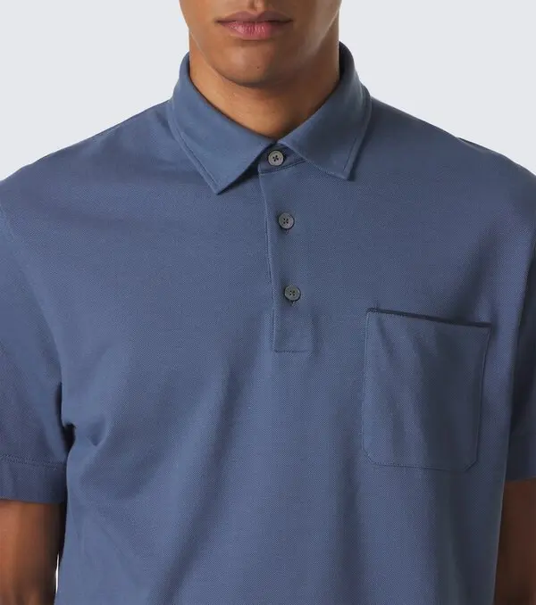 Zegna Cotton Pique Polo Shirt