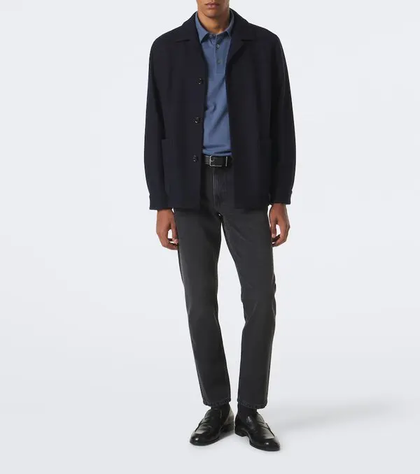 Zegna Cotton Pique Polo Shirt