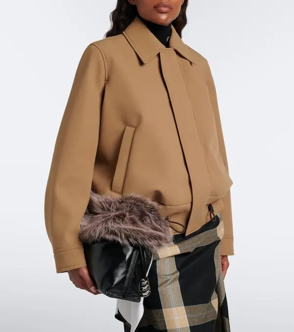 Loewe Double L Cotton Blouson Jacket
