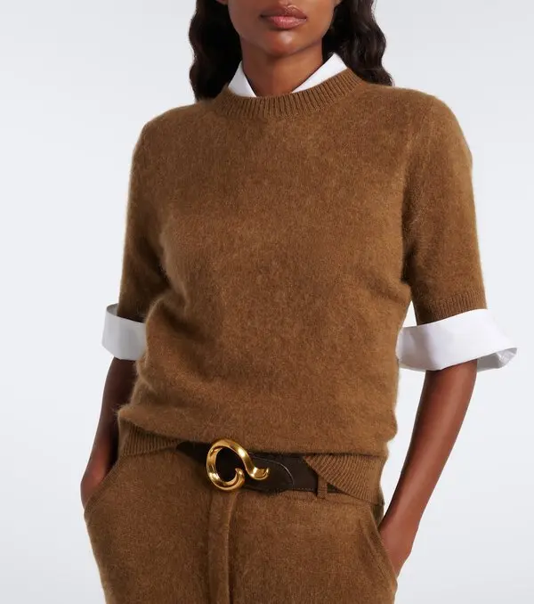 Dorothee Schumacher Fluffy Statements Wool And Cashmere Sweater