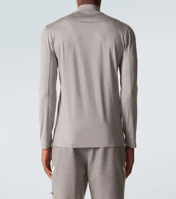Brunello Cucinelli Silk Ski Sweatshirt