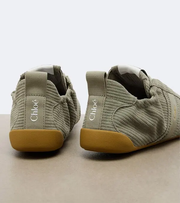 Chloé Kick Classic Suede Sneakers