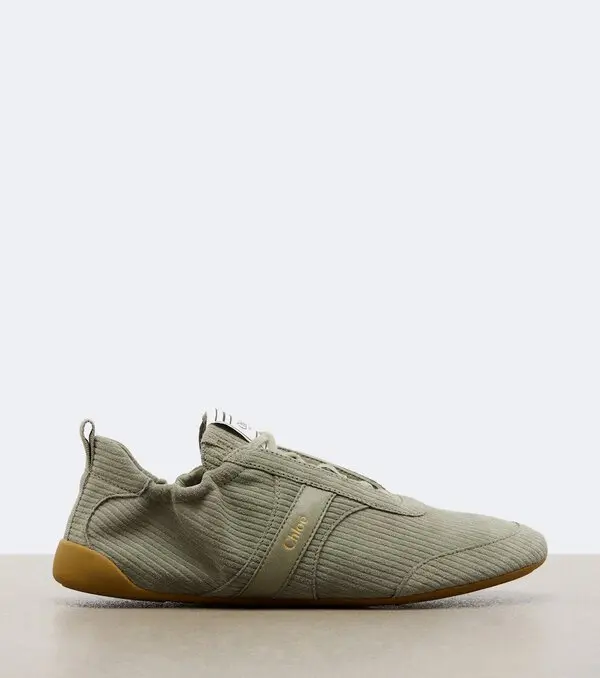 Chloé Kick Classic Suede Sneakers