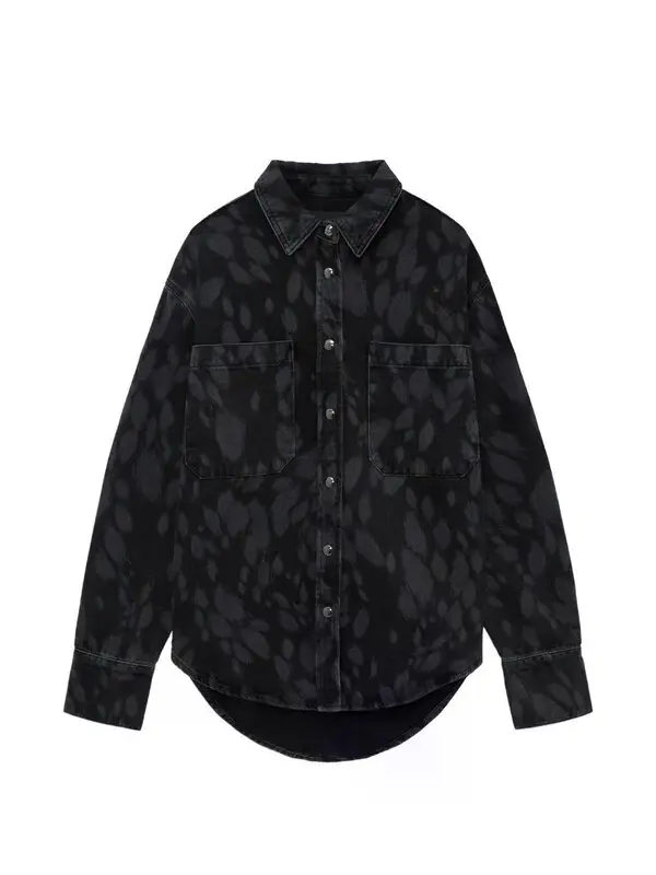 ANINE BING Samy Shirt Abstract Washed