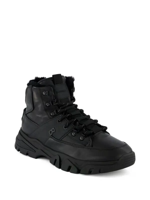 Bogner Shearling-lined Panelled Sneakers