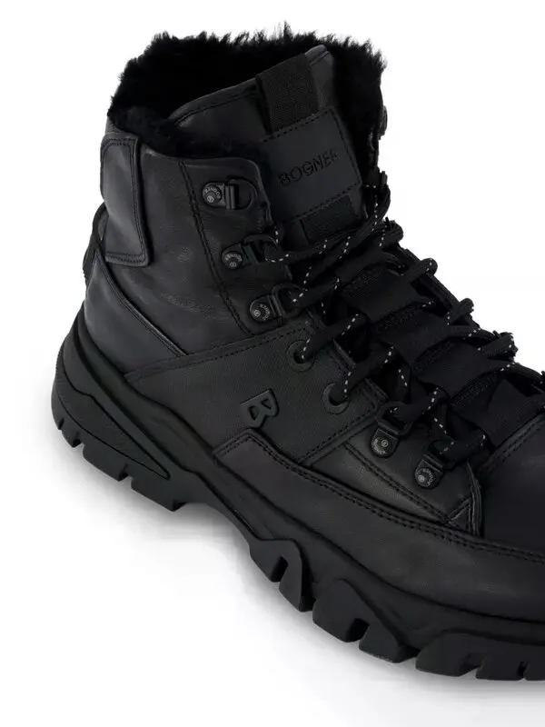 Bogner Shearling-lined Panelled Sneakers