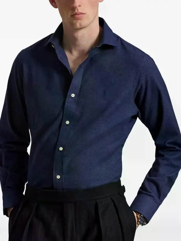 Polo Ralph Lauren Embroidered-logo Button-down Shirt