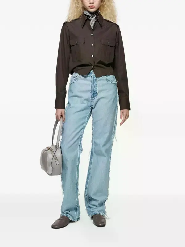 Acne Studios Frayed Denim Jeans