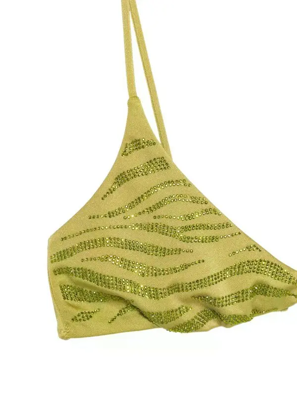 MC2 SAINT BARTH Paloma Sequin-embellished Zebra-print Bikini
