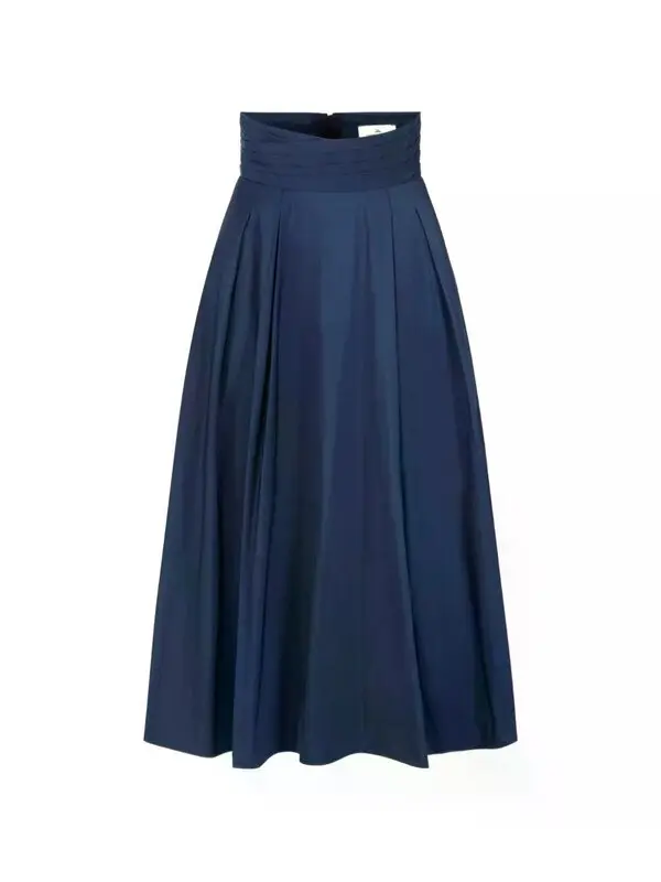 Elisabetta Franchi Skirt In Taffeta Voile Fabric