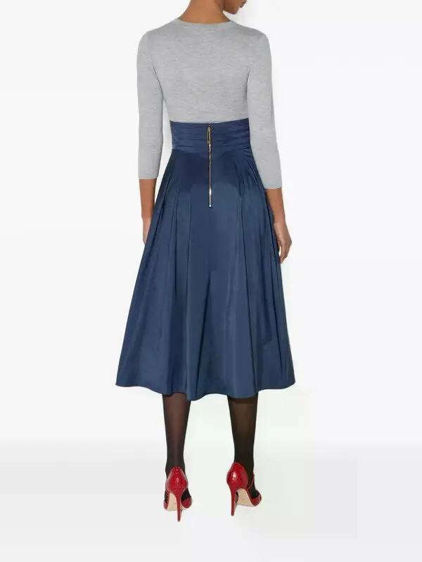 Elisabetta Franchi Skirt In Taffeta Voile Fabric