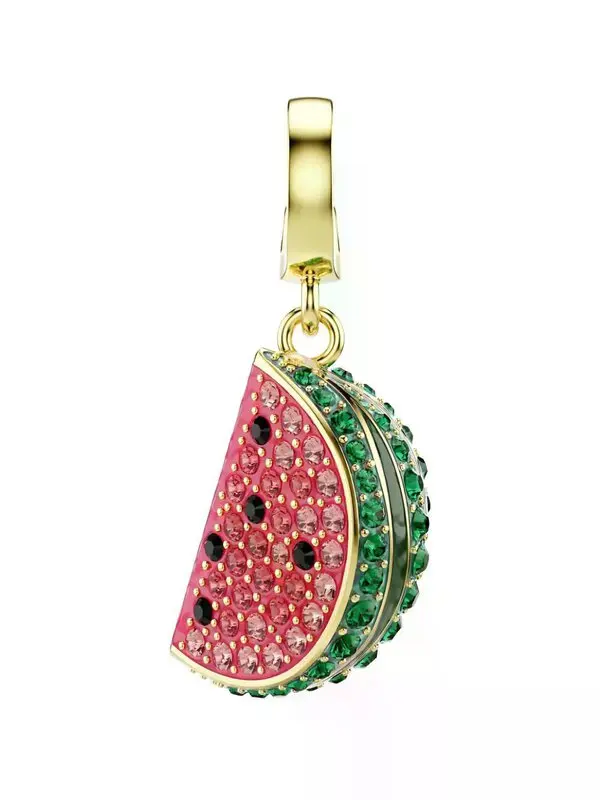 SWAROVSKI Crystal-embellished Watermelon Keyring - Red