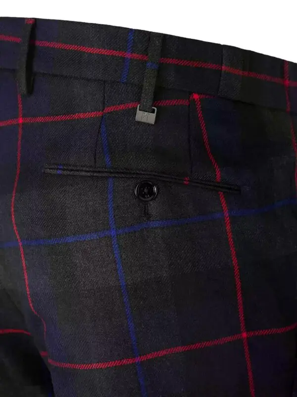 PT TORINO Checked Tailored Trousers