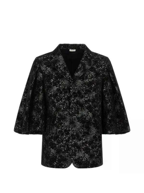 Comme Des Garçons Abstract-pattern Wide-sleeve Blazer