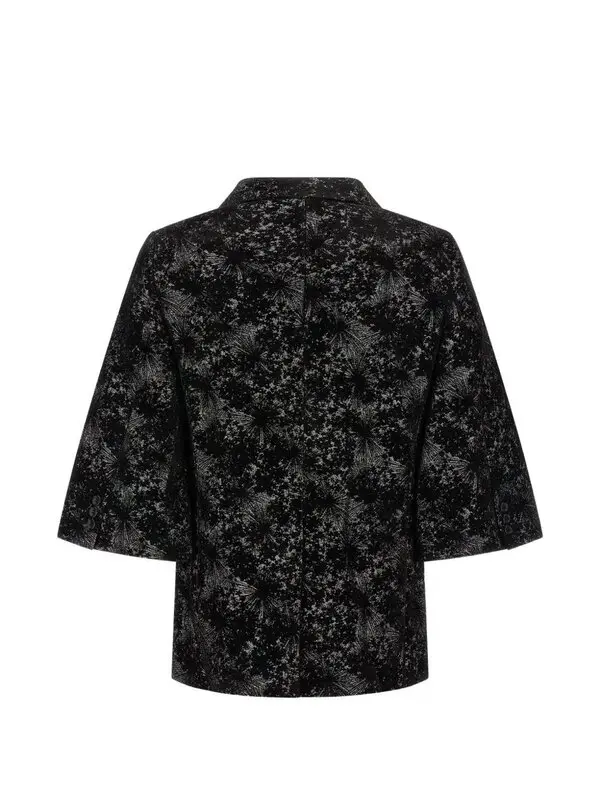 Comme Des Garçons Abstract-pattern Wide-sleeve Blazer