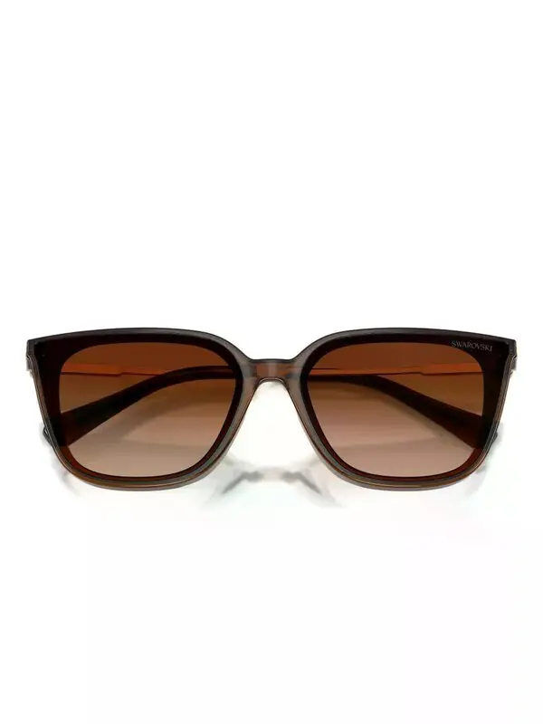 SWAROVSKI Crystal-embellished Square Sunglasses