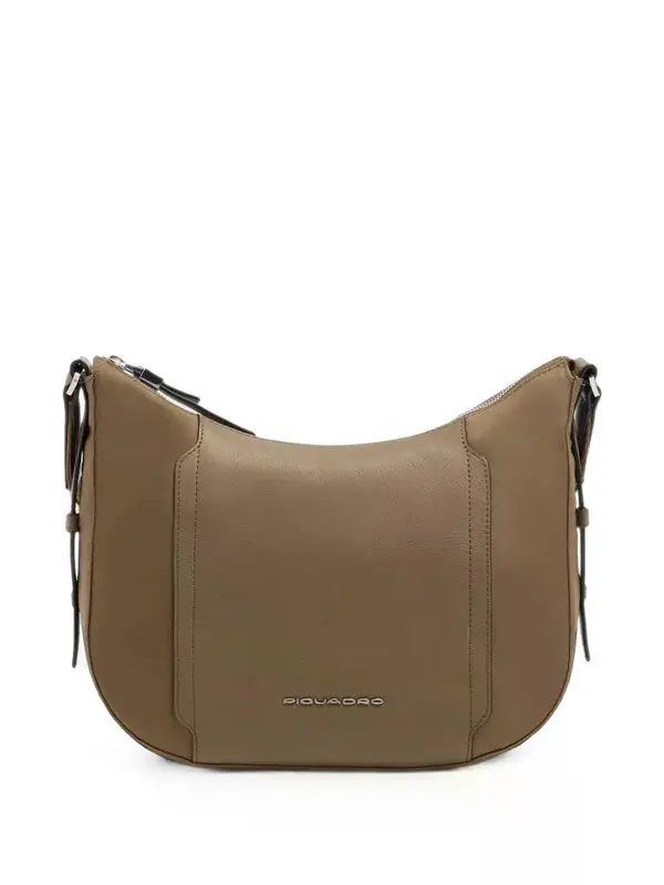 PIQUADRO Logo Detail Shoulder Bag - Brown