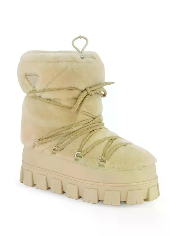 Prada Shearling Après Ski Boots