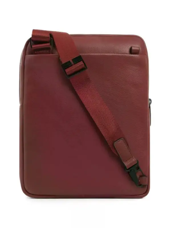 PIQUADRO Leather Messenger Bag