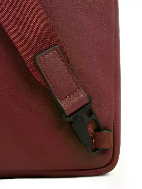 PIQUADRO Leather Messenger Bag