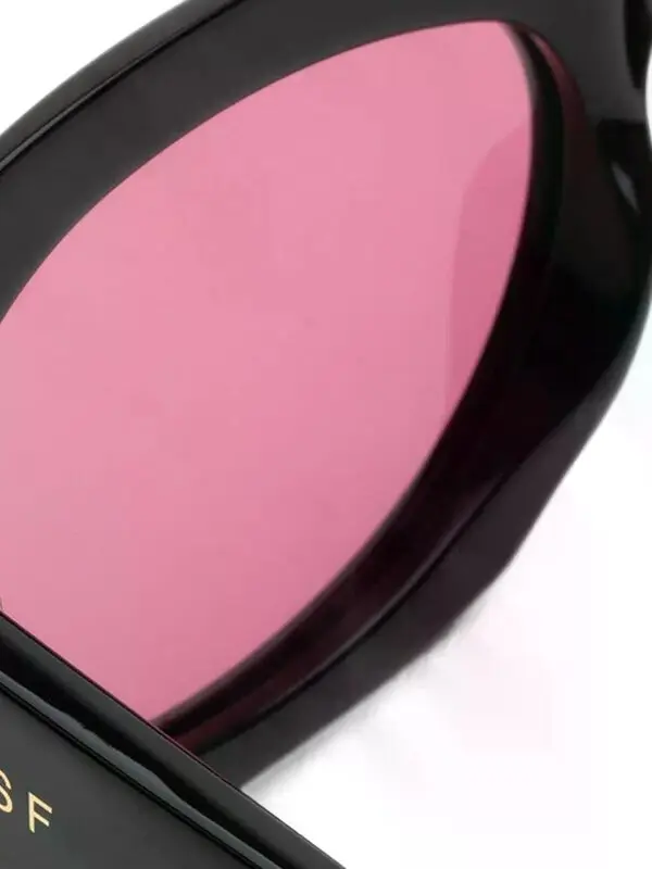 RETROSUPERFUTURE Epoca Oval-frame Sunglasses - Black
