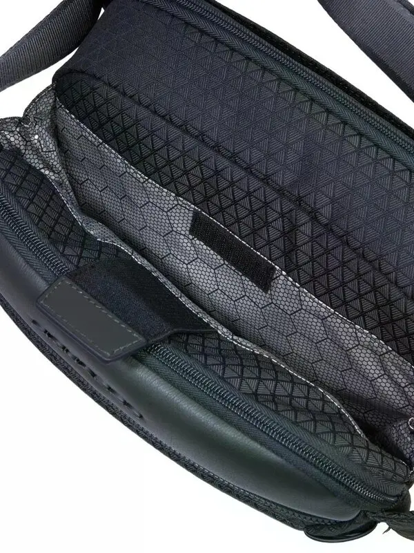 PIQUADRO Geometric-pattern Belt Bag