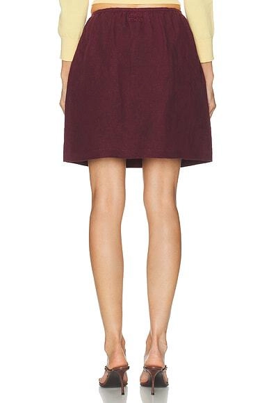 Miu Miu Lino Skirt