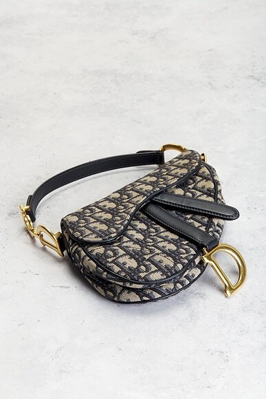 Dior Trotter Oblique Mini Saddle Bag