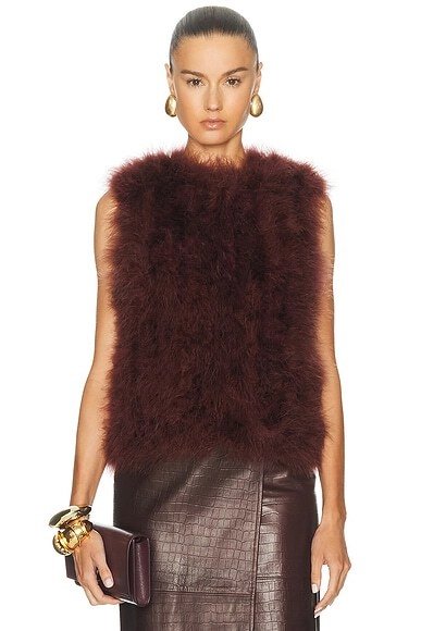 YVES SALOMON Feather Vest