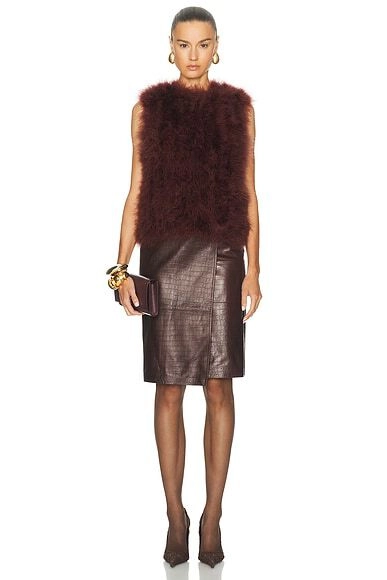 YVES SALOMON Feather Vest
