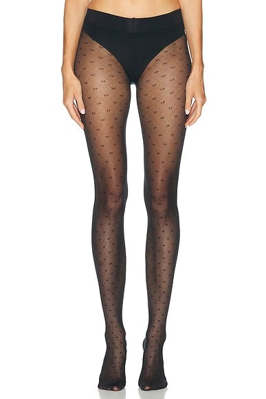TOM FORD Stretch Nylon Tf Monogram Tight - Black