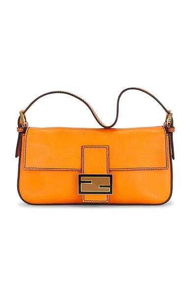 Fendi Baguette Shoulder Bag - Orange