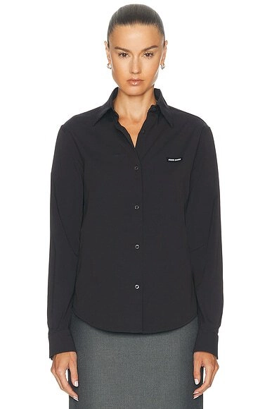 Miu Miu Popeline Stretch Washed Shirt