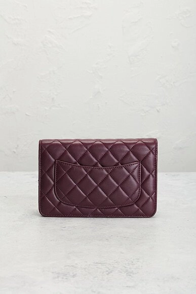 Chanel Lambskin Classic Wallet On Chain