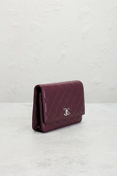 Chanel Lambskin Classic Wallet On Chain