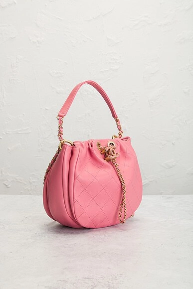 Chanel Calfskin Drawstring Bucket Bag