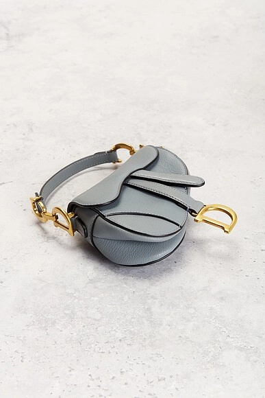 Dior Micro Saddle Bag - Blue