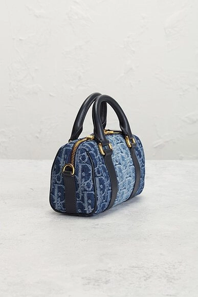 Dior Oblique Nano Groove Convertible Bowling Bag