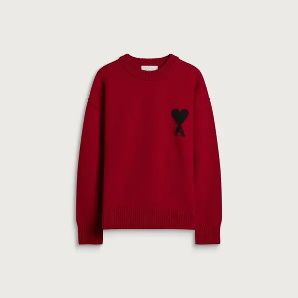 AMI Paris Crewneck Contrasted Adc Jumper