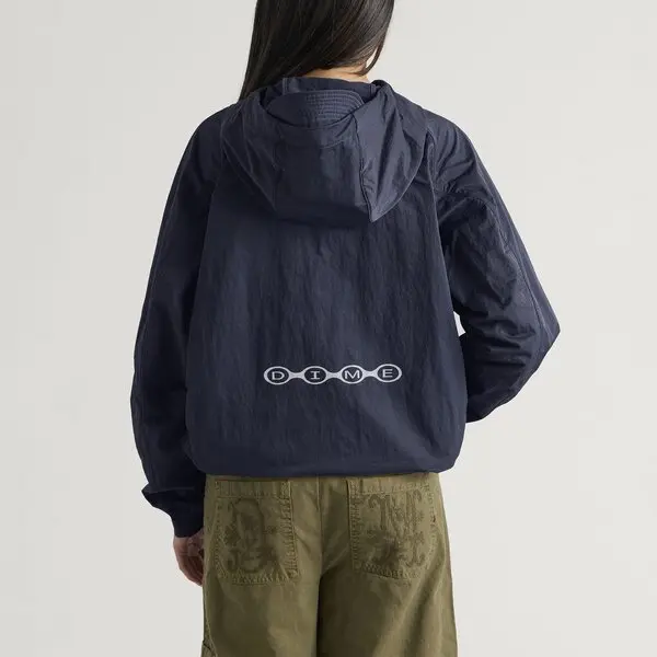 DIME Crinkled Tech Windbreaker Jacket