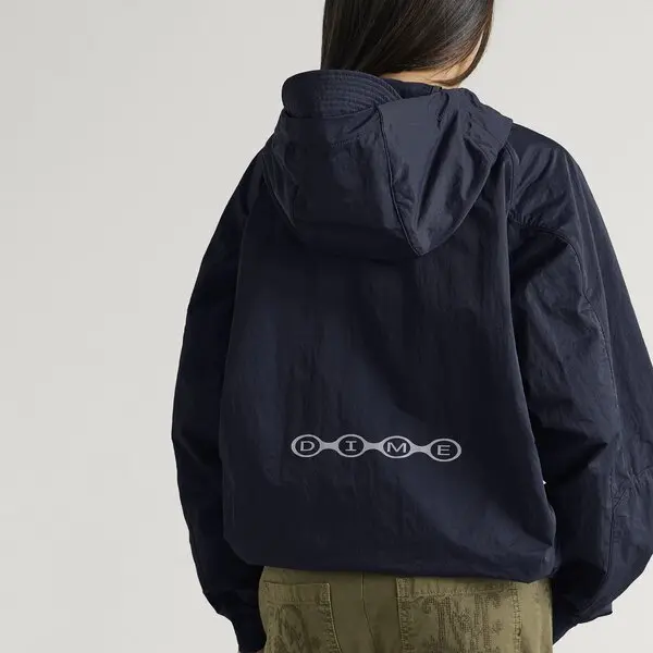 DIME Crinkled Tech Windbreaker Jacket